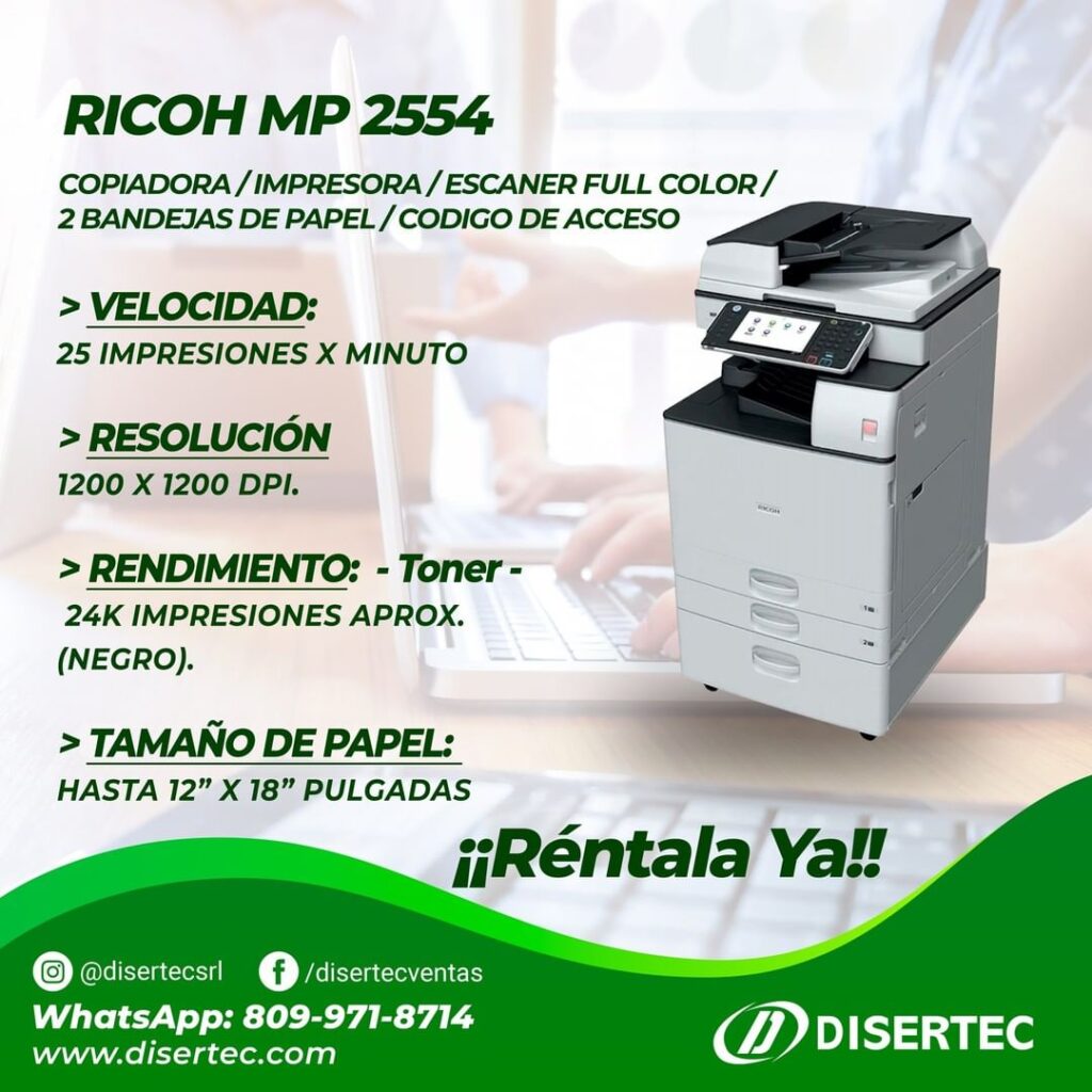 Ricoh MP 2554 | Disertec